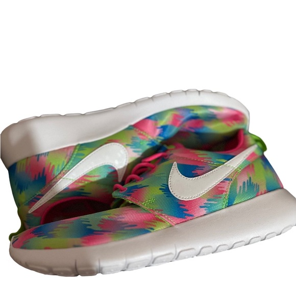 Nike | Shoes | Nike Pink And Blue Sneakers Vibrant Design | Poshmark